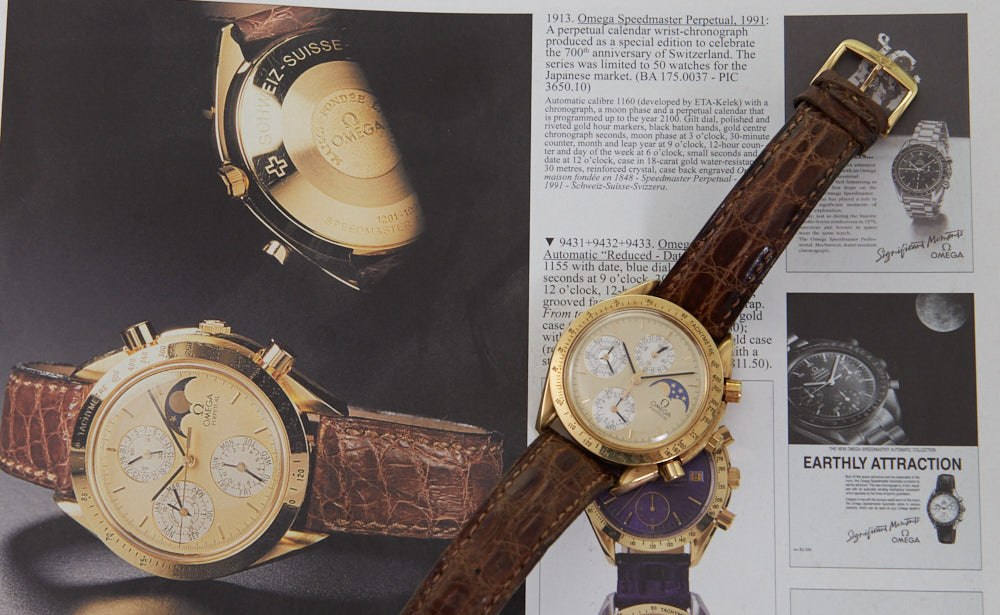 Omega Speedmaster Perpetual Calendar 3650.10.20-175.0037-Full Kit-18K ...