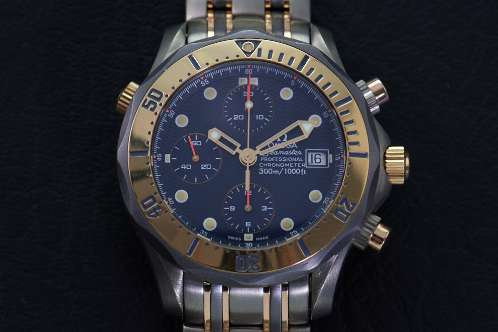 Omega Seamaster 18K Rose Gold Titanium Automatic Chronograph 2296.80 ...