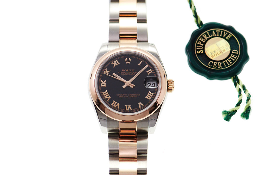 Rolex Datejust 178241 Midsize 31mm Rose Gold