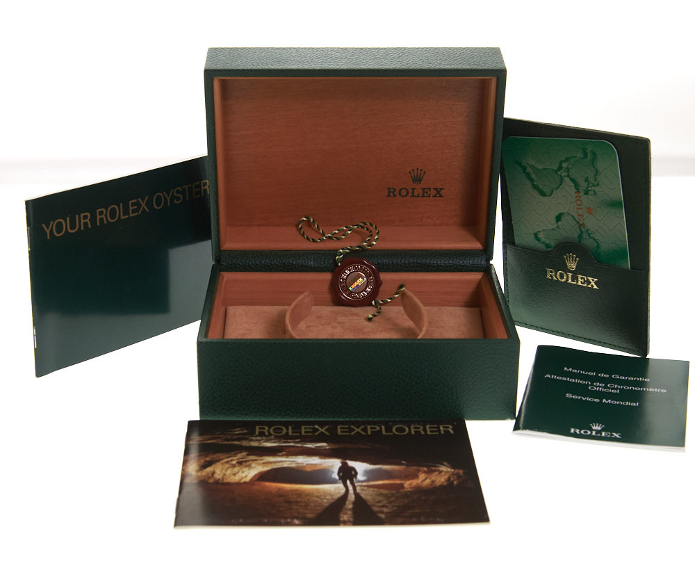 Rolex Explorer II 40mm Polar White Dial 16570 Original Boxes 1999