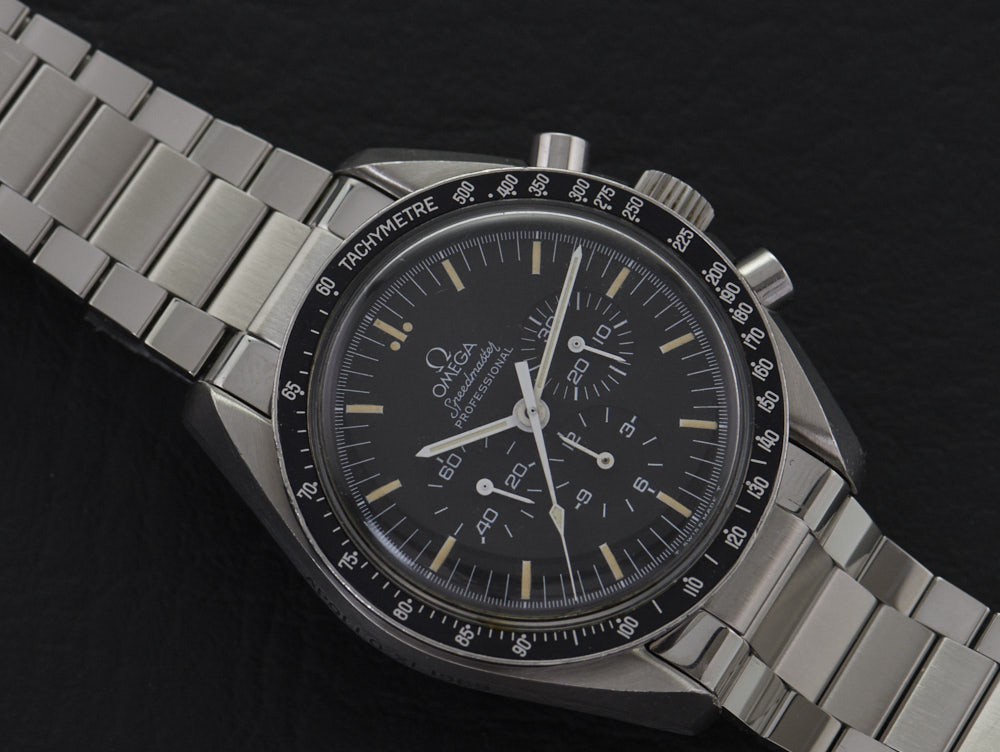 Omega Speedmaster Professional Apollo 20th with Apollo 50th Bracelet.